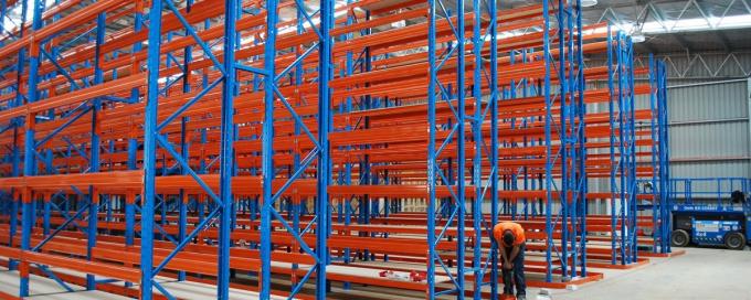 Sistem Racking Pallet Lorong Sangat Sempit Untuk Solusi Penyimpanan Gudang